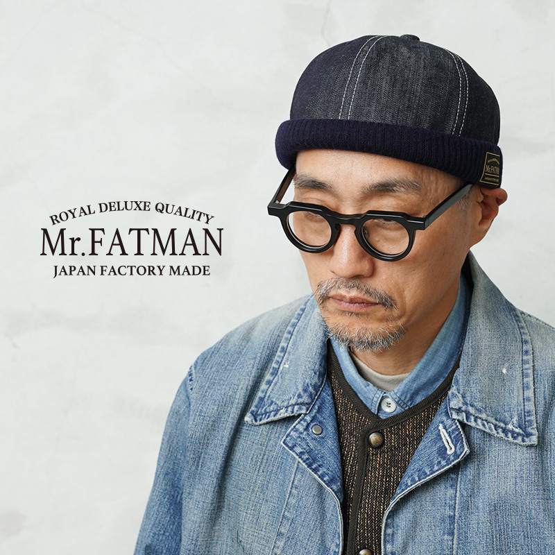 Mr.FATMAN ミスターファットマン 5254003 DENIM FISHERMAN CAP デニム フィッシャーマン キャップ 日本製