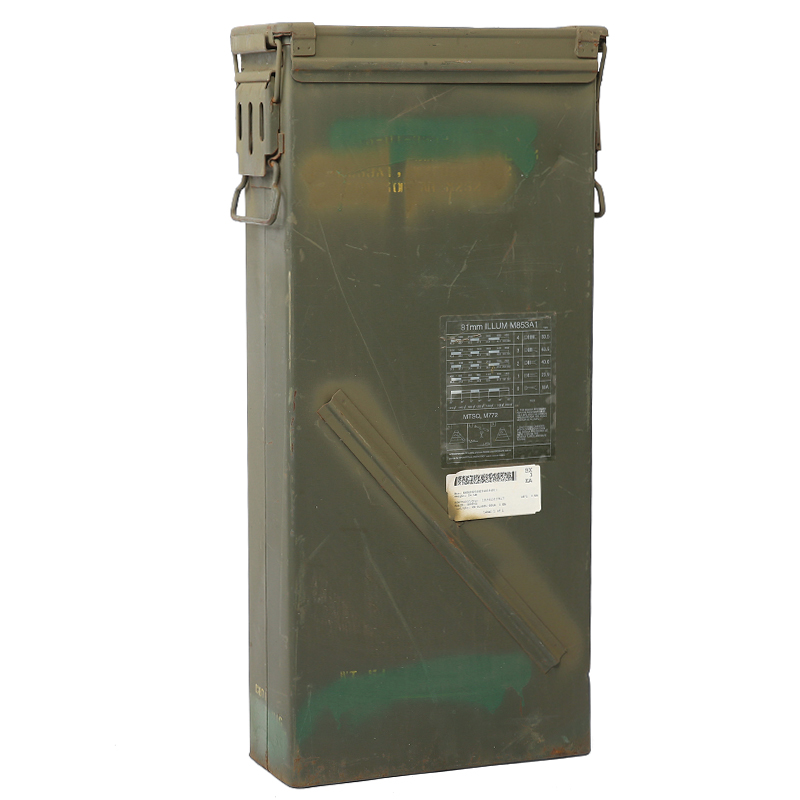 米軍 81mm ILLUM M853A1 AMMO CAN 米軍放出品 アンモボックス 弾薬箱 ミリタリーショップ 通販